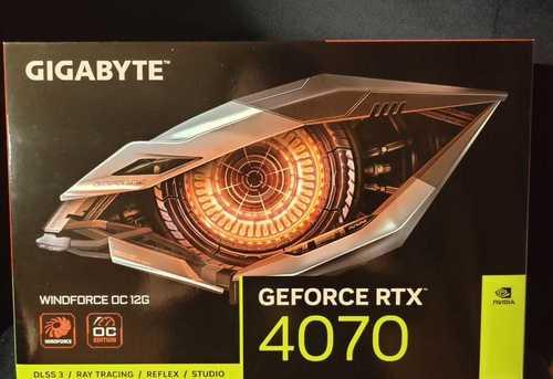 Gigabyte nvidia GeForce RTX 4070 windforce OC 12GB