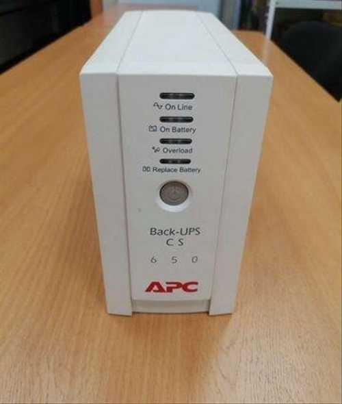 Блок бесперебойного питания APC Back-UPS CS 650