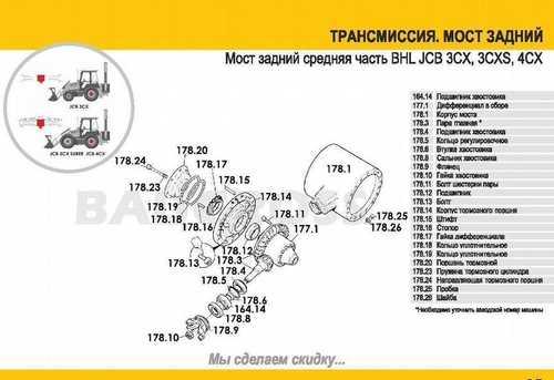 Запчасти JCB