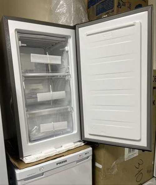 Морозильный шкаф Hisense fv78d4adf серебристый