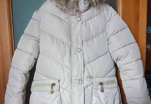 Куртка зимняя на девочку р.122-128
