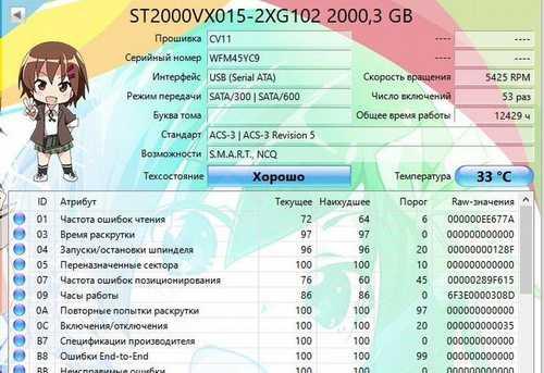Seagate skyhawk 2tb
