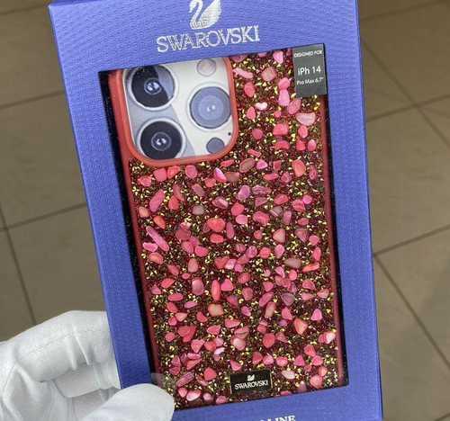 Чехол Swarovski на iPhone 14 Pro Max Оригинал