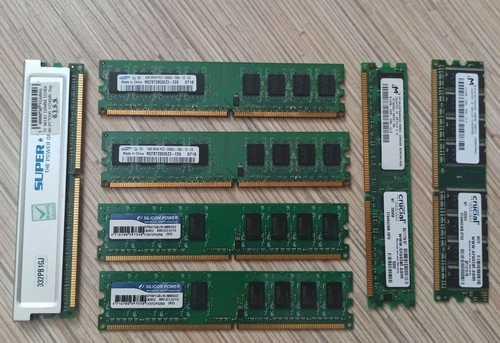 Оперативная память ddr1, ddr2, ddr4