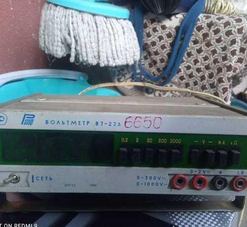Вольтметр В7-22А