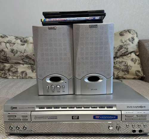 Dvd плеер с караоке Lg dks 5000