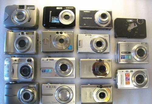 Цифровые фотоаппараты на запчасти Canon Nikon Olym