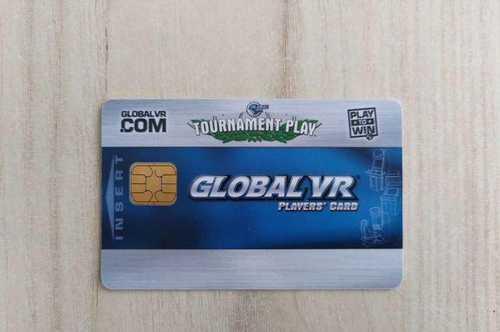 Global VR Player's card