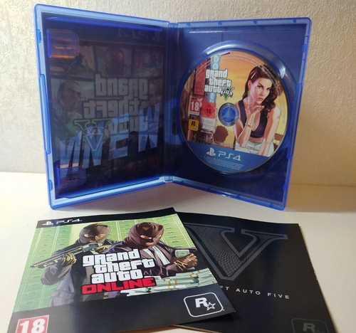 Диск GTA5 на PS4 & PS5