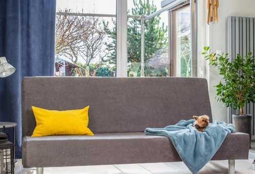 Чехол на диван бединге IKEA велюр антикоготь