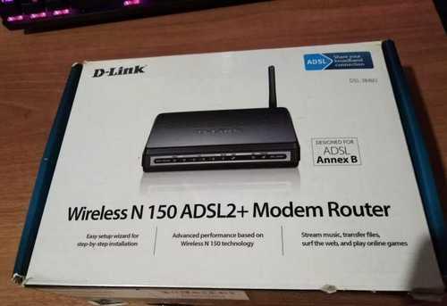 Wifi роутер DSL-2640U (от ростелеком)