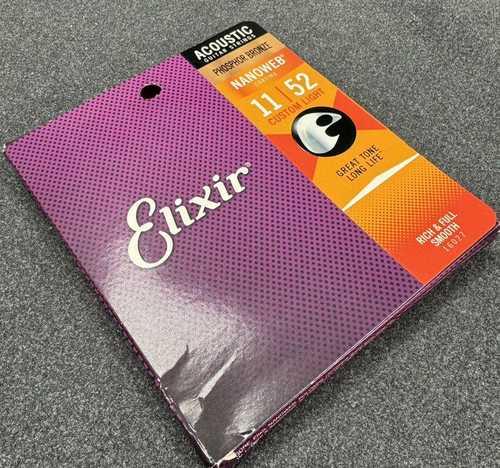 Струны Elixir Nanoweb 11-52 USA