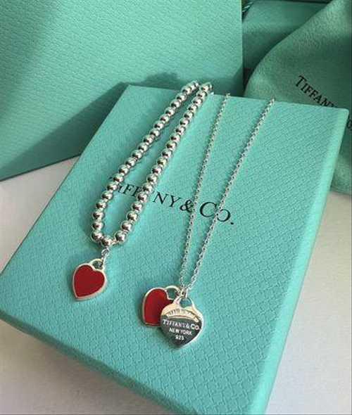 Комплект Return to Tiffany с красной эмалью