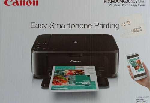 Продаю принтер Canon Pixma MG3640S (Black)