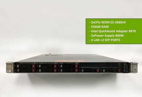 Сервер 1U HP DL360 Gen9 823841-B21 / 765445-001
