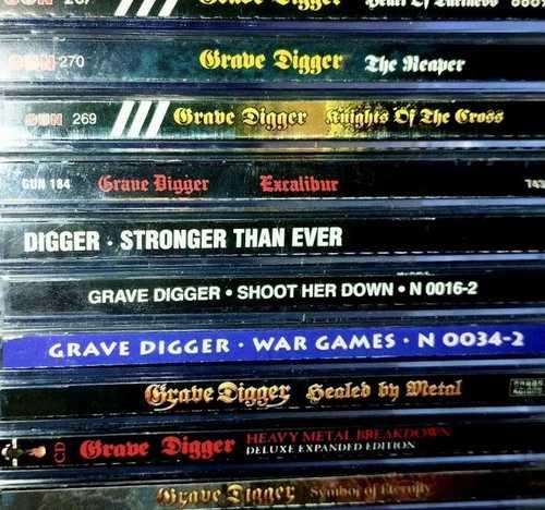 Музыкальные cd диски Grave Digger