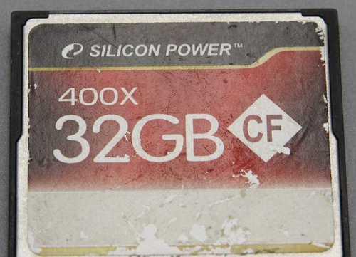 Silicon Power CompactFlash 32Gb 400x (состояние 4)