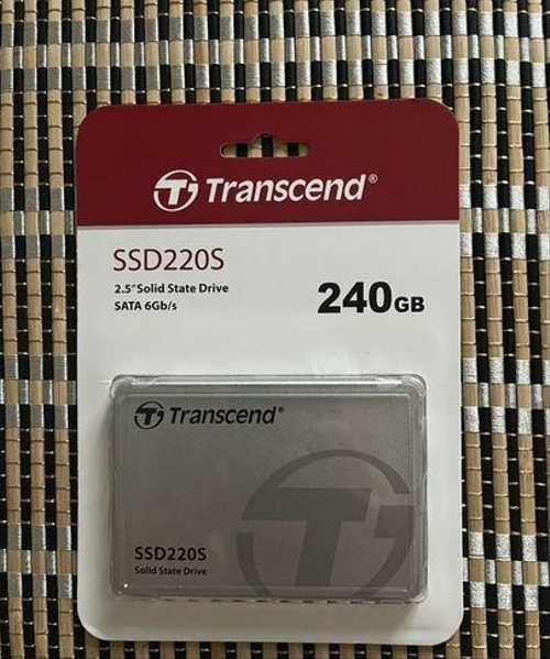 SSD 240 гб 2.5" SATA накопитель Transcend 220S
