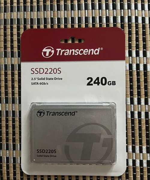 SSD 240 гб 2.5" SATA накопитель Transcend 220S