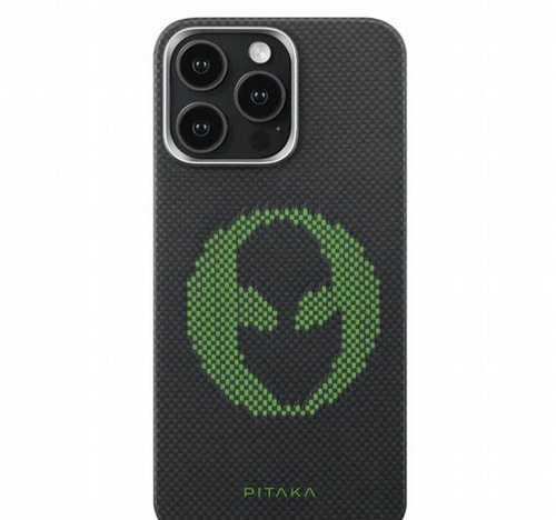 Чехол Pitaka Tactile Woven iPhone 15 Pro Max Alien