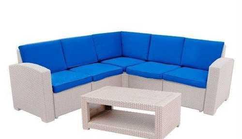 Комплект мебели Rattan Premium Corner, серый