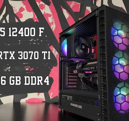 Новый мощный игровой пк i5 12400f/RTX 3070ti/DDR4