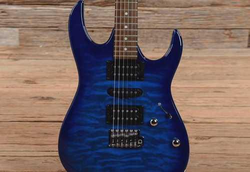 Электрогитара Ibanez GRX70QA Transparent Blue Burs