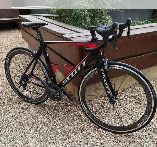 7.6 кг Аэро шоссер Scott Foil 20 Ultegra / Карбон