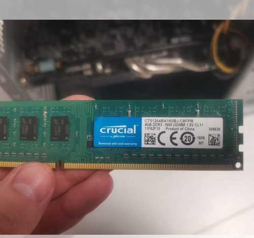 Оперативная память ddr3 4 gb 1600