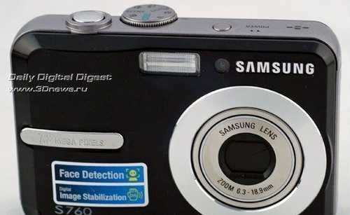 Фотоаппарат цифровой Samsung S760 в идеале