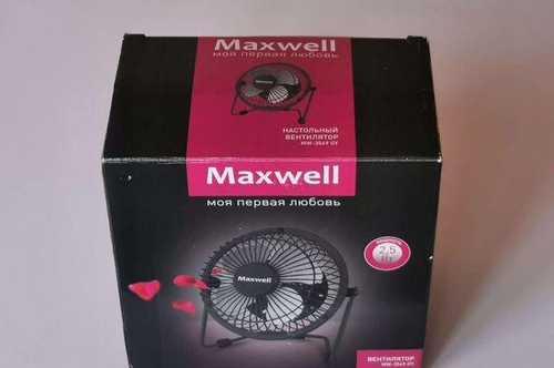 Вентилятор настольный Maxwell 14см USB
