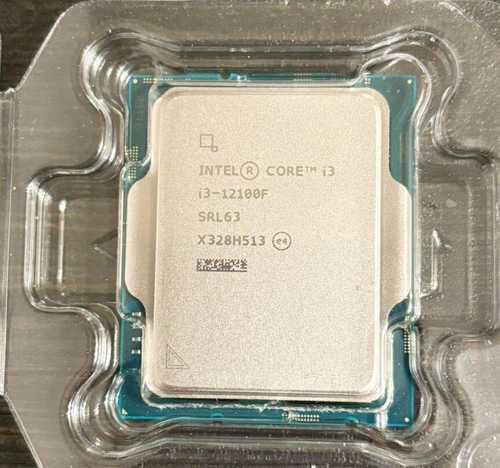 Процессор intel core i3 12100F, новый