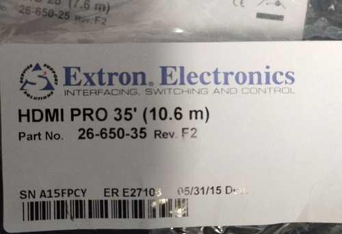 Кабель hdmi 10.6м extron hdmi Pro/35 26-650-35