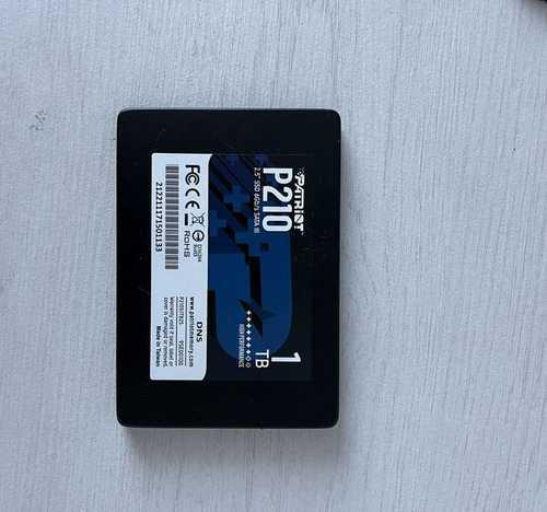 Ssd 1tb patriot SATA