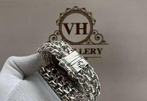 Серебряный браслет Император 170грамм