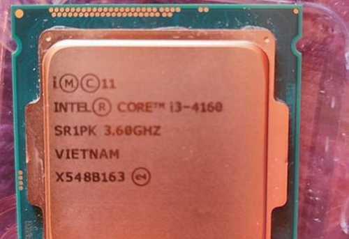 Процессор Intel core i3 4160