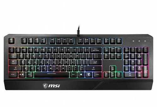 Клавиатура MSI Vigor GK20 RU черный USB Multimedia