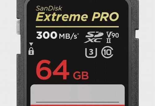 SanDisk sdxc 64GB Extreme PRO Class. новый