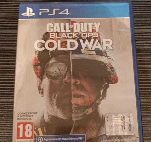 Диск на ps 4 Call of Duty Black ops Cold War