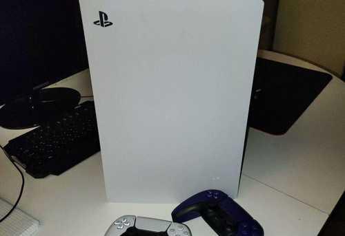 Sony playstation 5 PS5 с дисководом 2 джойстика