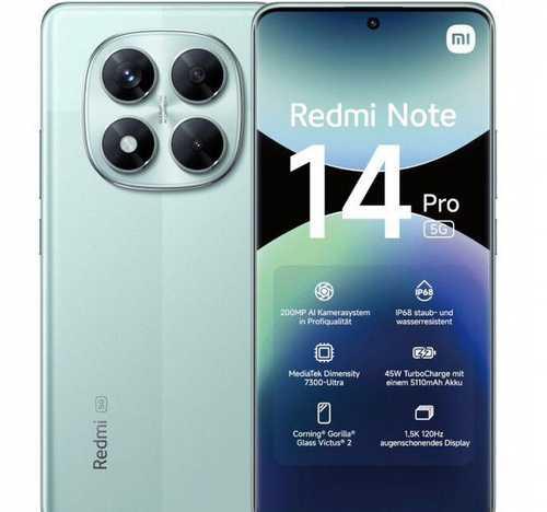 Xiaomi Redmi Note 14 Pro 5G, 8/256 ГБ