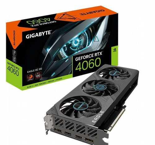 Видеокарта Gigabyte GeForce RTX 4060 eagle OC 8 гб