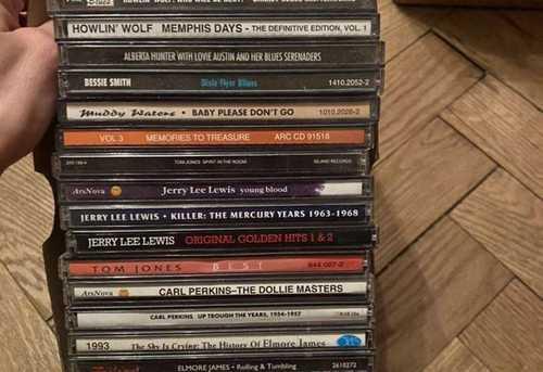 CD диски джаз, рок, кантри