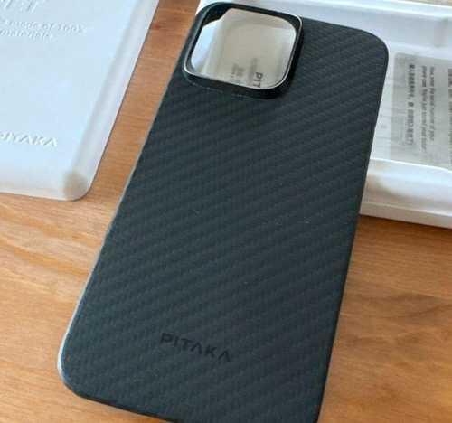 Pitaka iPhone 15 pro max противоударный карбоновый