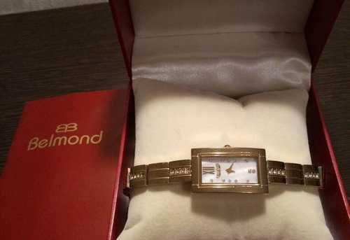 Часы Belmond на браслете женские позолоченные