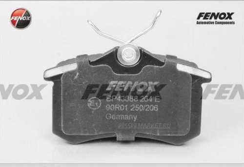 Fenox BP43088 Колодки тормозные дисковые зад прав