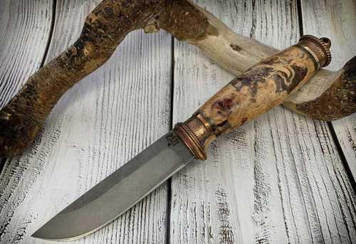 Нож финка "Северянка", клинок сталь K340, след ков