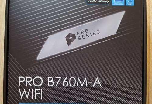 Материнская плата MSI PRO B760M-A wifi DDR5(новая)