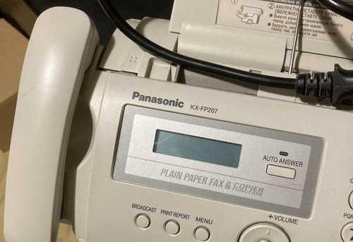 Факс Panasonik KX-FP207