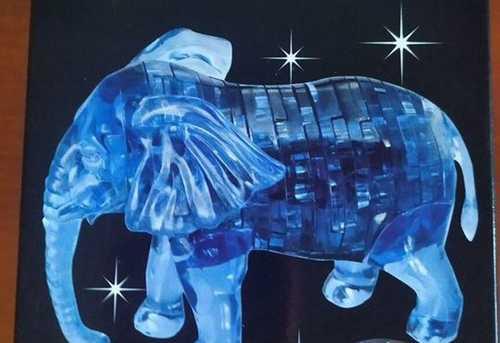 Головоломка 3D Crystal Puzzle Слон Elephant 40 дет